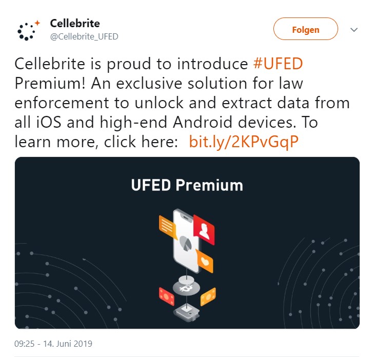 Smartphone hacken leicht gemacht – UFED Premium macht es möglich