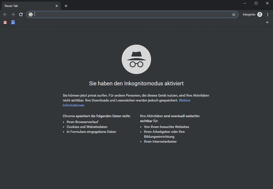 Inkognito-Modus – Wie privat ist der private Modus wirklich?
